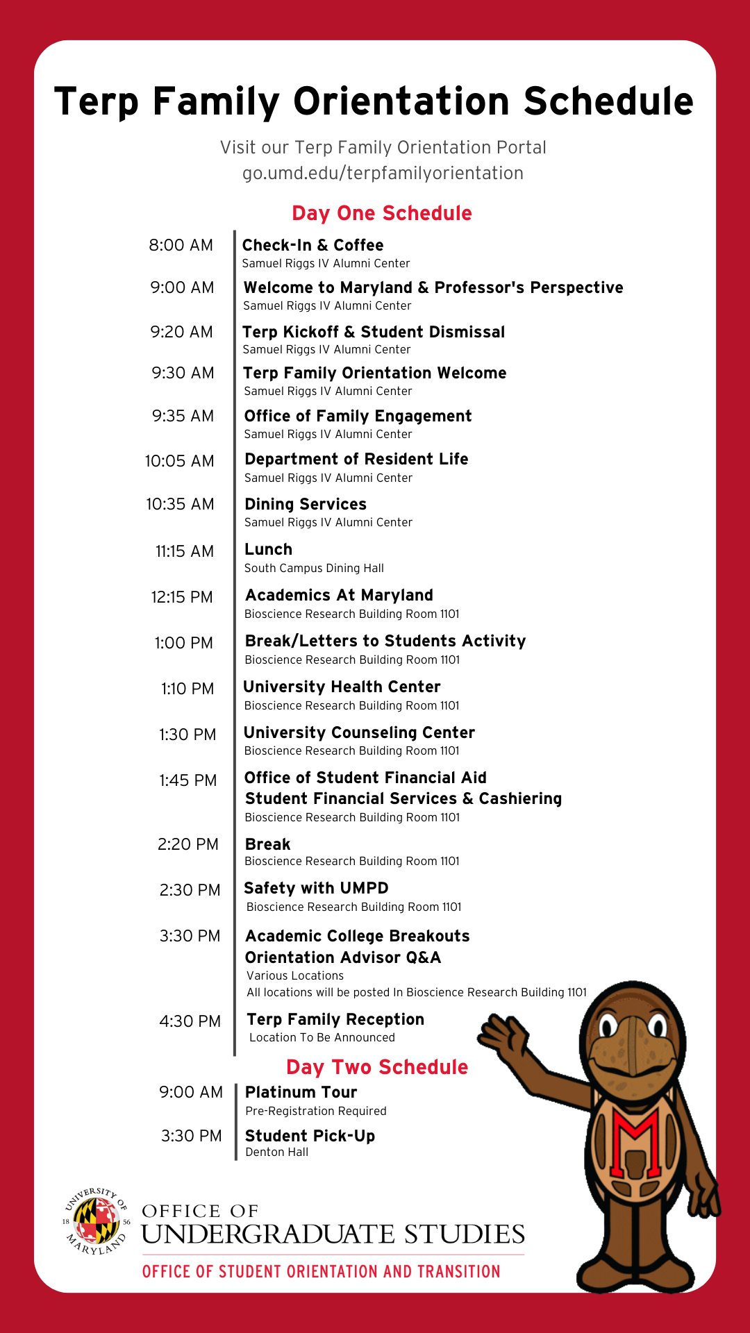 Terp Family Orientation | UMD Orientation